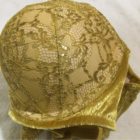 Victoria's Secret | Intimates & Sleepwear | Victorias Secret Gold Lace ...
